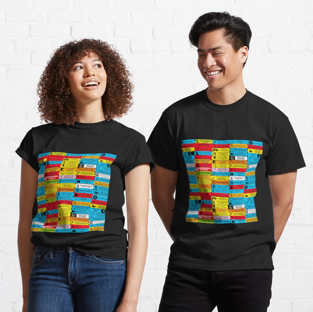 Prescription Warning Labels T shirt By Pharmacied Redbubble prescription-warning-labels-t-shirt-by-pharmacied-redbubble