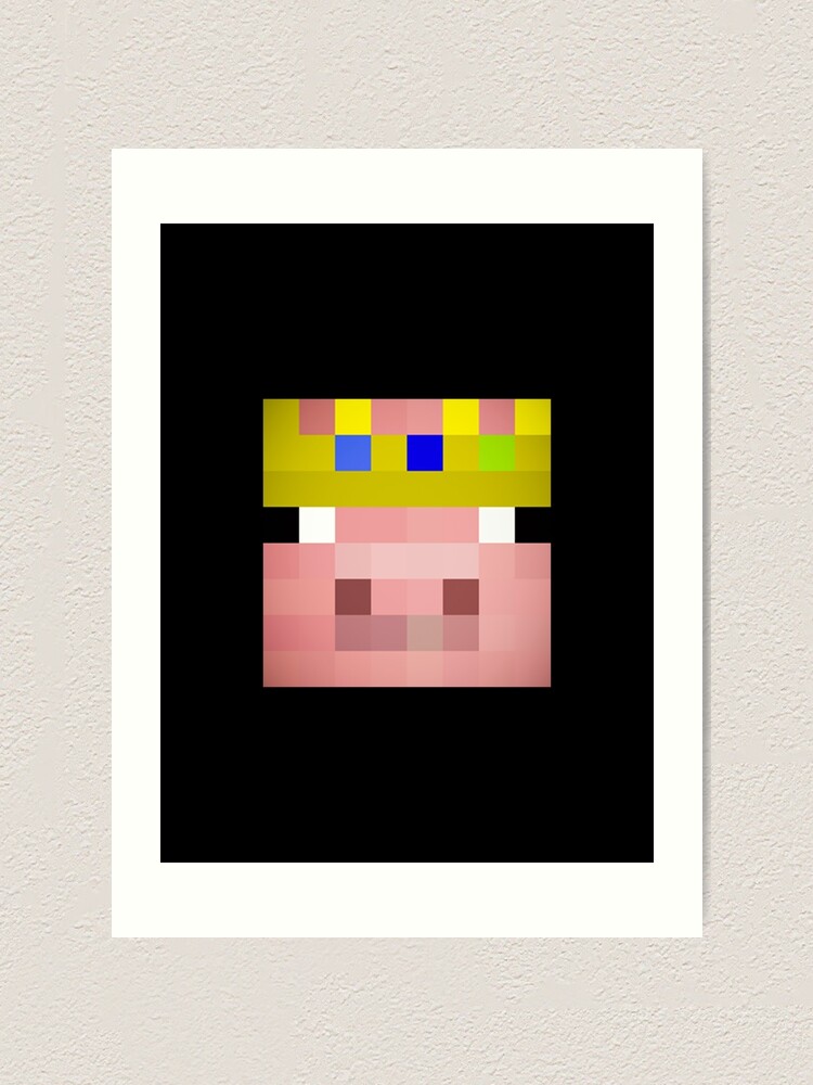 "Technoblade Head" Art Print for Sale by xermerch | Redbubble