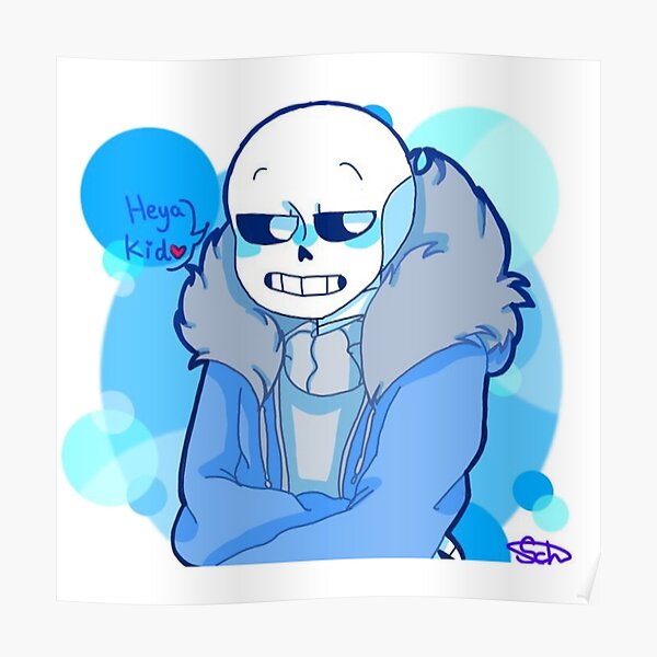 "Undertale Sans " Poster by lgbtfrogs | Redbubble