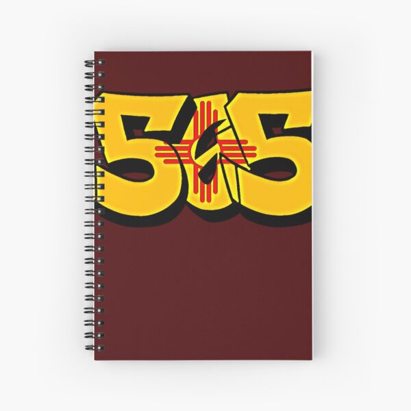 "New Mexico Flag License Plate 505 Area Code By Graffiti Muscle" Spiral ...