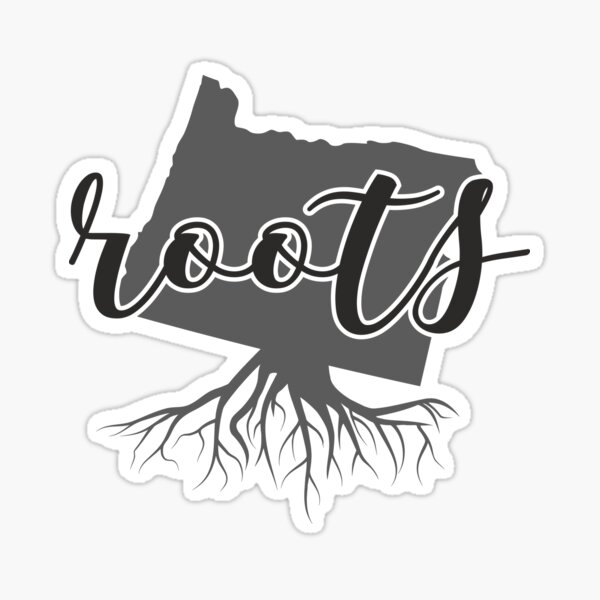 "Oregon Roots" Sticker for Sale by Custommadenw | Redbubble