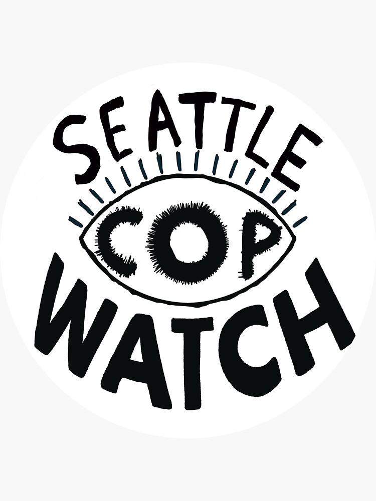 "Seattle Cop Watch" Sticker for Sale by zmakila | Redbubble