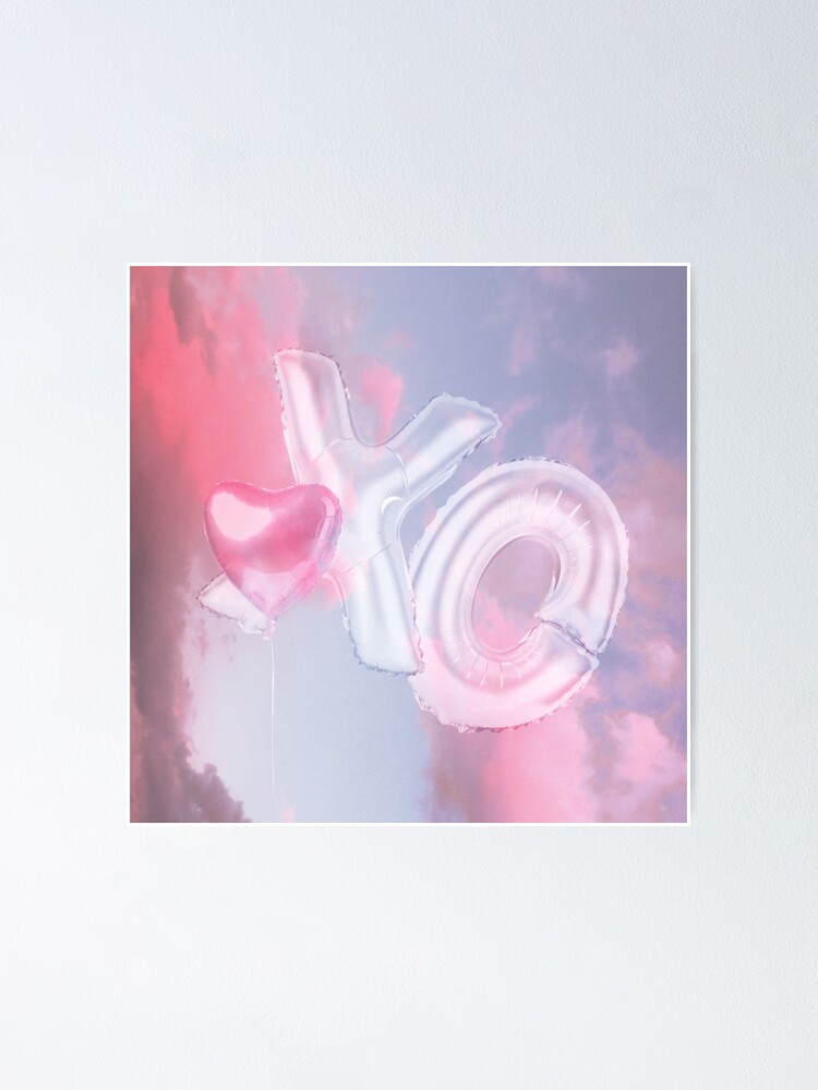 "xo balloons aesthetic" Poster by jarekandanna | Redbubble