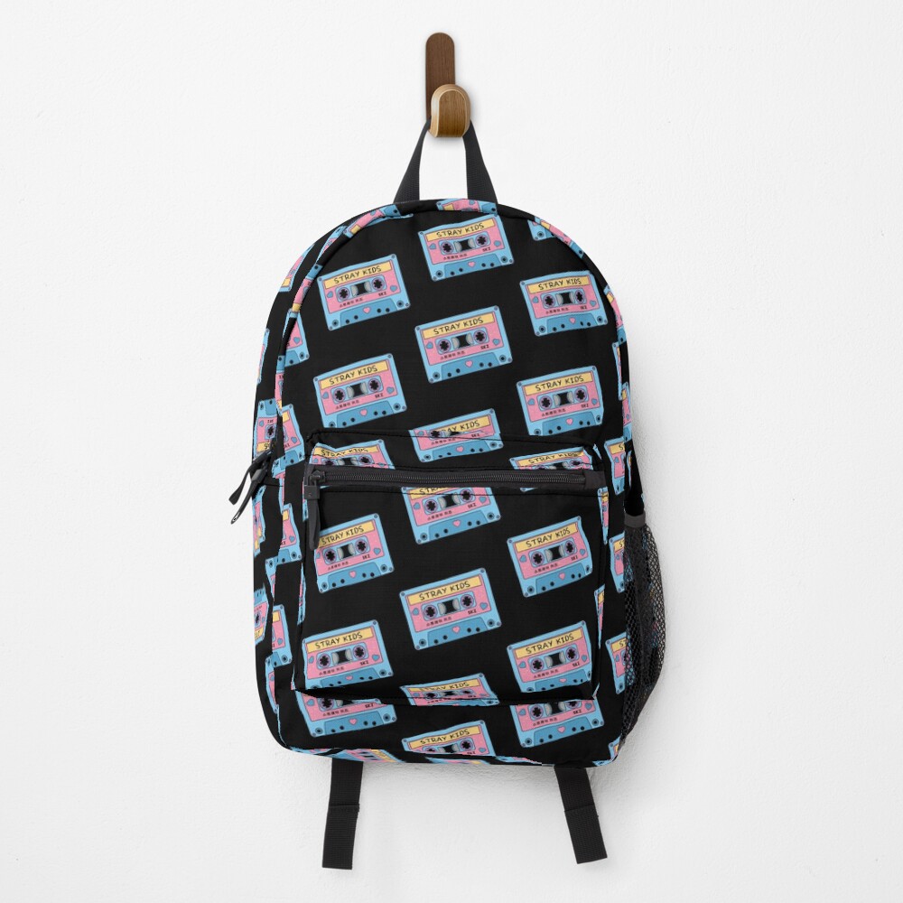"STRAY KIDS Cute Retro Pastel Cassette Tape Blue Pink" Backpack by ...