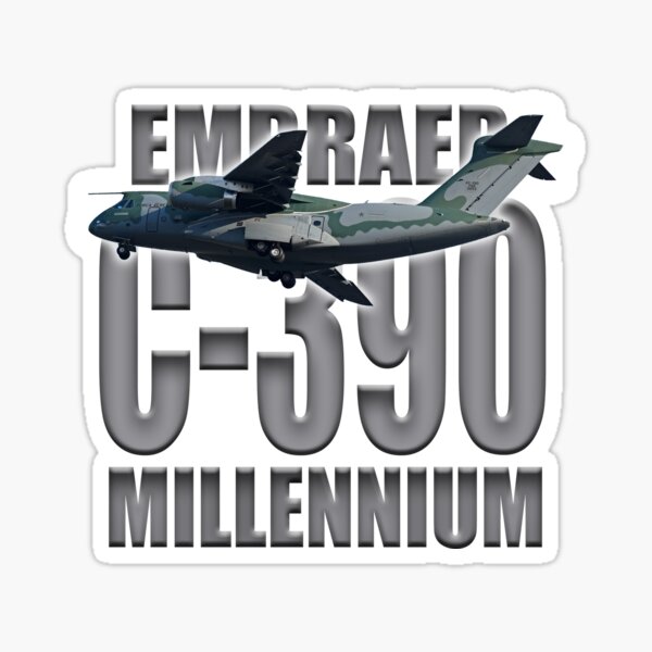 "Embraer C-390 Millennium" Sticker for Sale by dudutbrito | Redbubble