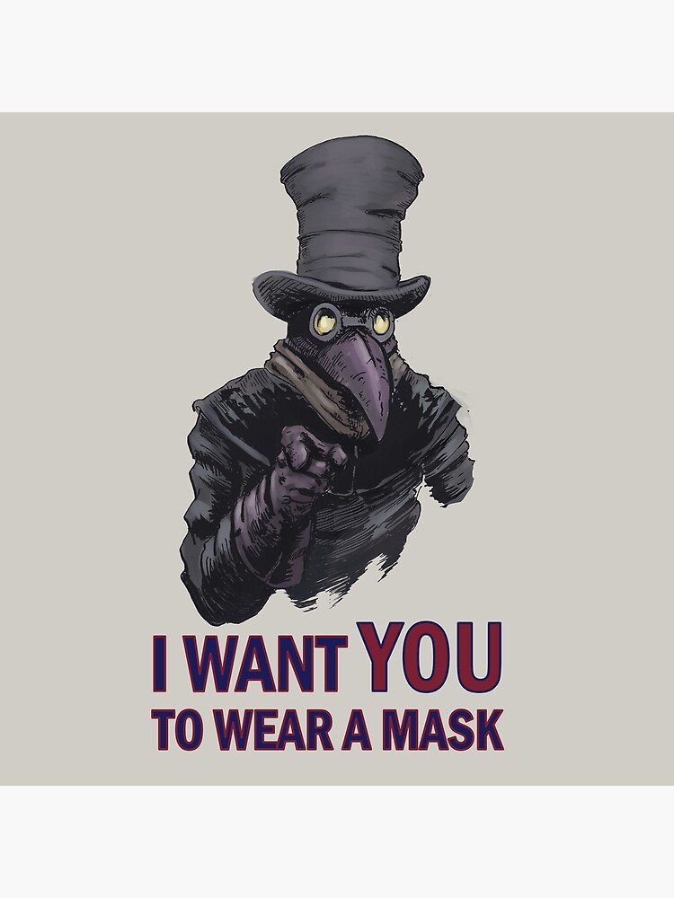 "Plague Doctor Uncle Sam" Poster by CarlosCD | Redbubble