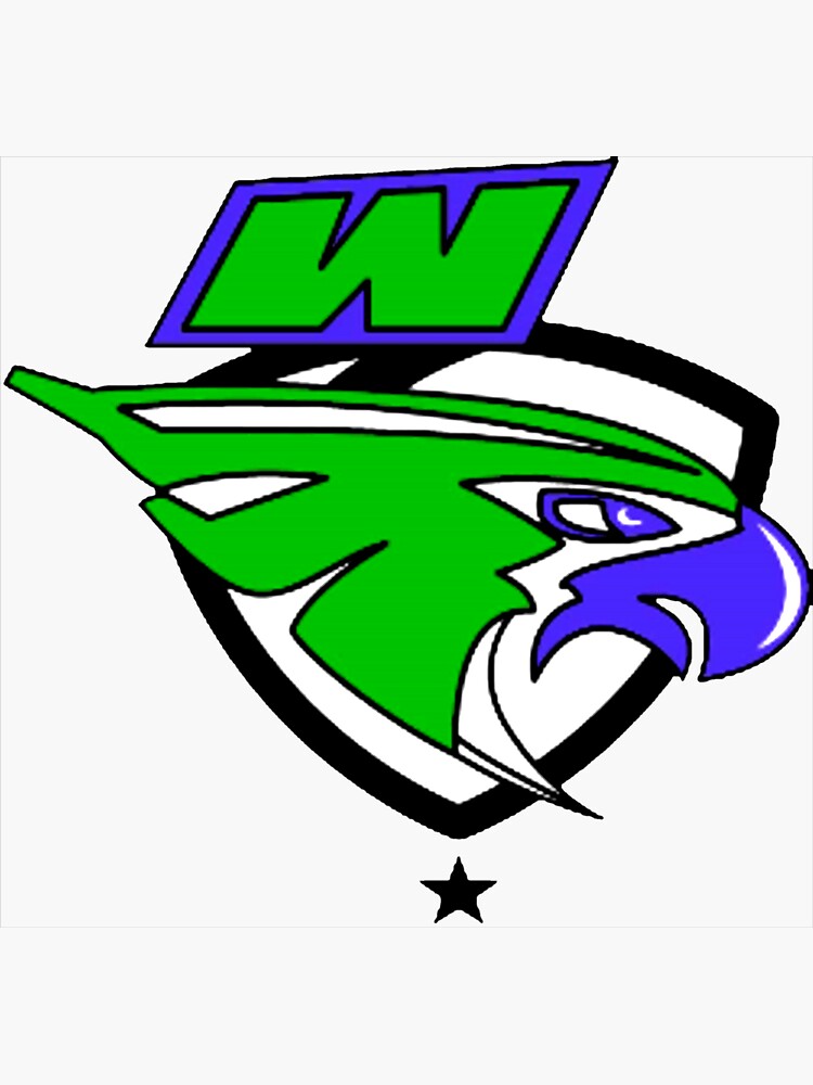 Pegatina «Diseño de "El escudo del halcón" de los halcones de ...