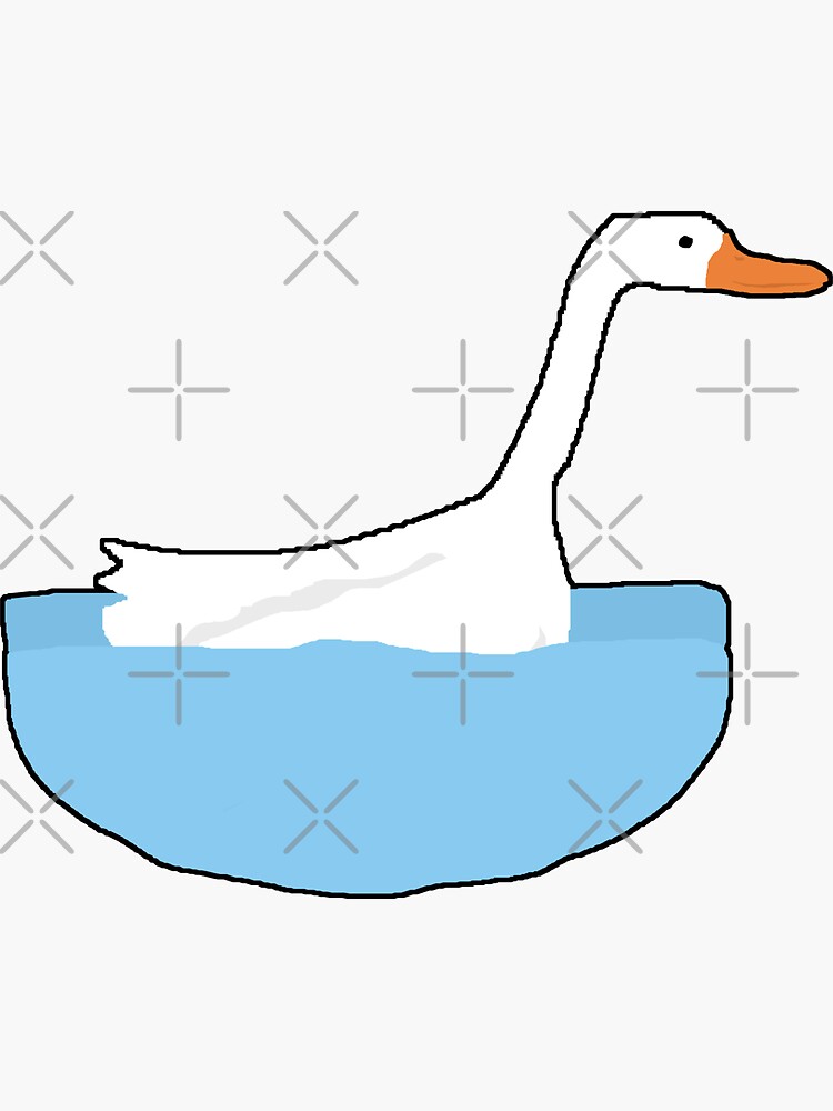 "Loosey Goosey" Sticker by Wormunism | Redbubble