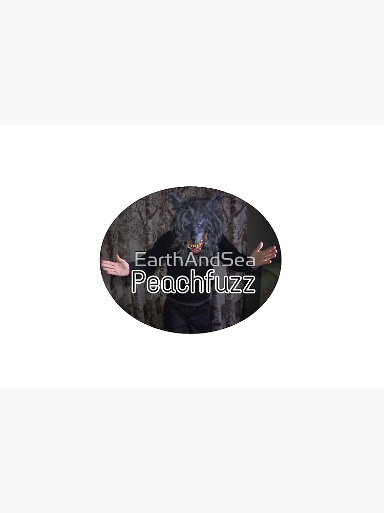 "Peachfuzz Creep" Mask for Sale by EarthAndSea | Redbubble