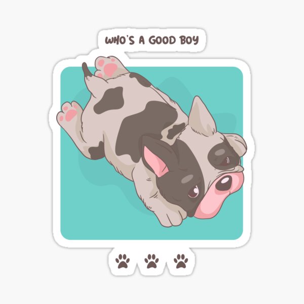 Whos A Good Boy Stickers | Redbubble