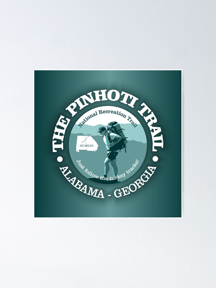 "Pinhoti Trail (T)" Poster for Sale by curranmorgan | Redbubble