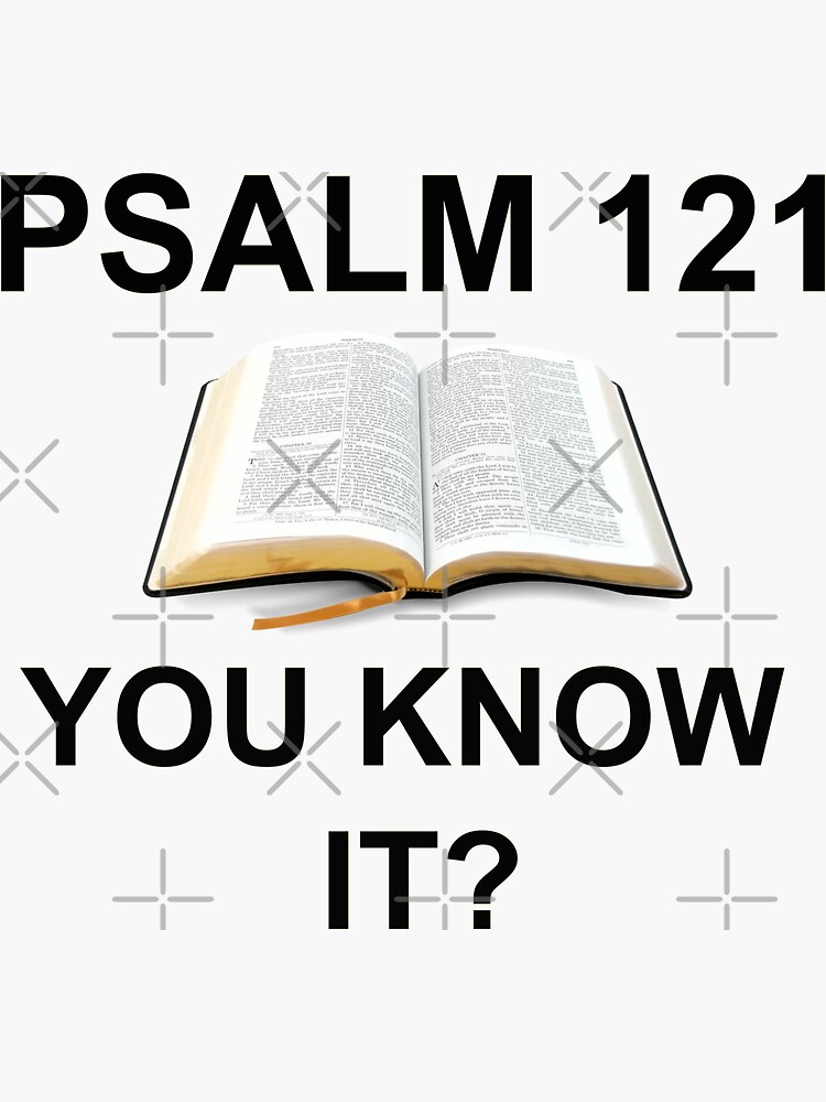 "Psalm 121" Sticker by LAELDESIGN | Redbubble