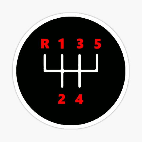 Gear Shift Stickers | Redbubble