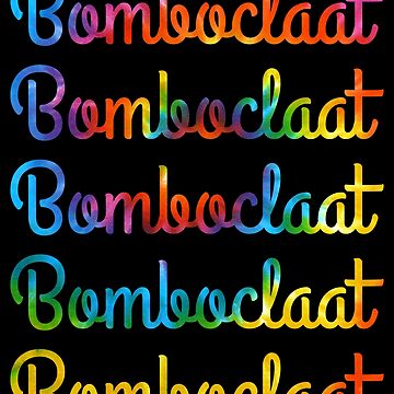 "Bomboclaat Tie Dye" Sticker for Sale by d247 | Redbubble