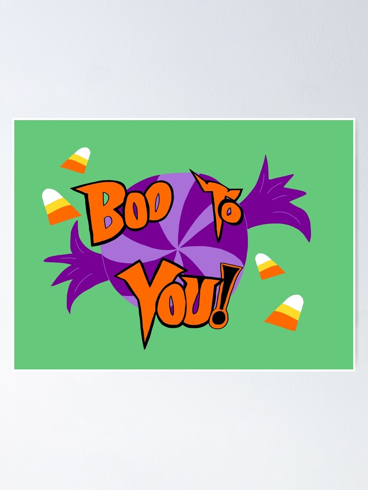 "Boo To You Halloween Parade Logo" Poster for Sale by BCD-signs | Redbubble