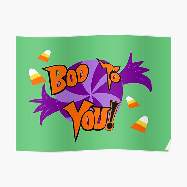 "Boo To You Halloween Parade Logo" Poster for Sale by BCD-signs | Redbubble