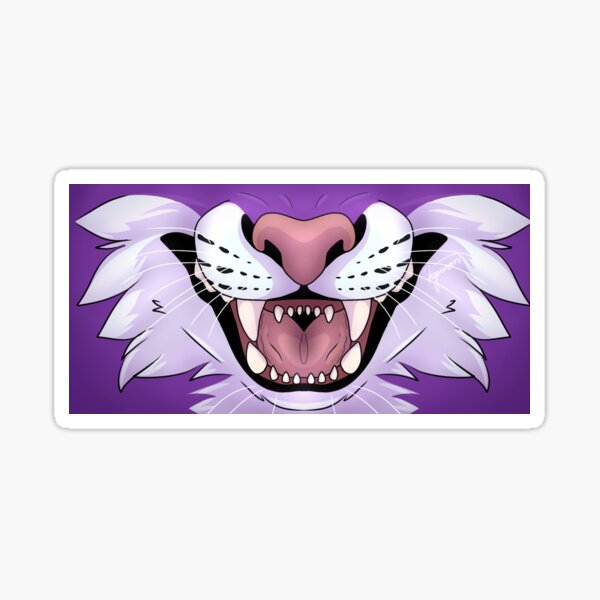 "Purple Cat Maw" Sticker for Sale by TigermoonEstara | Redbubble