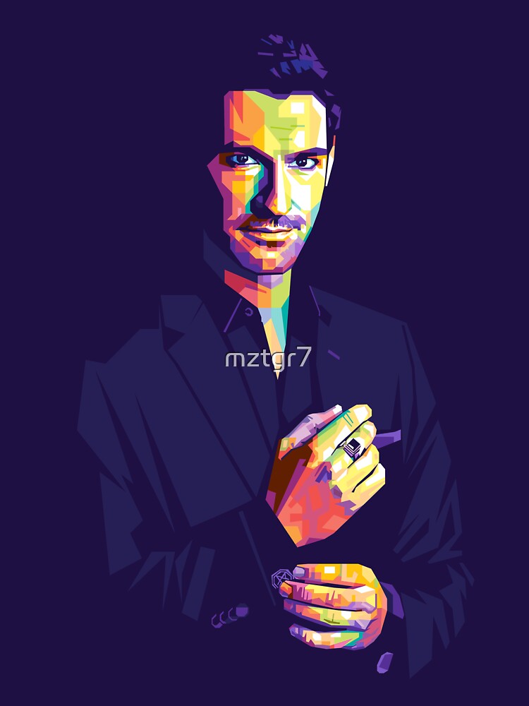 "Lucifer Morningstar" Sticker by mztgr7 | Redbubble