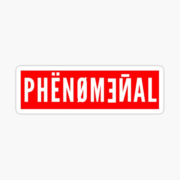 "Phenomenal Original Box Logo Street-wear 2020" Sticker for Sale by ...