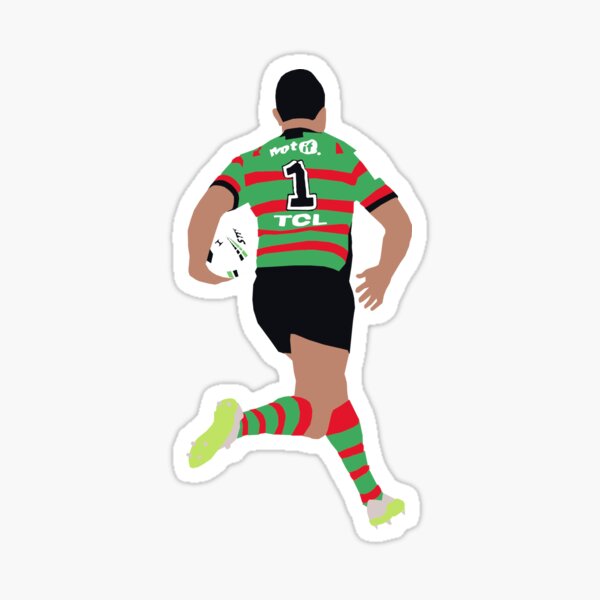"Latrell Mitchell South Sydney Rabbitohs #1" Sticker by Rhys40 | Redbubble