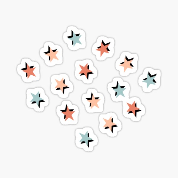 "mini retro vsco stars pack" Sticker for Sale by shop-rosie | Redbubble