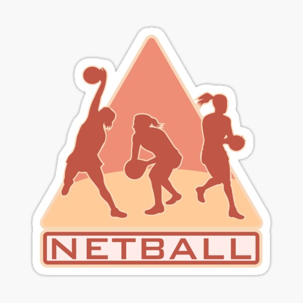 "Netball Girls" Sticker for Sale by wewearthoughts | Redbubble