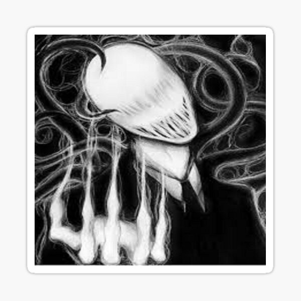 "slenderman" Sticker by bricechaupre | Redbubble