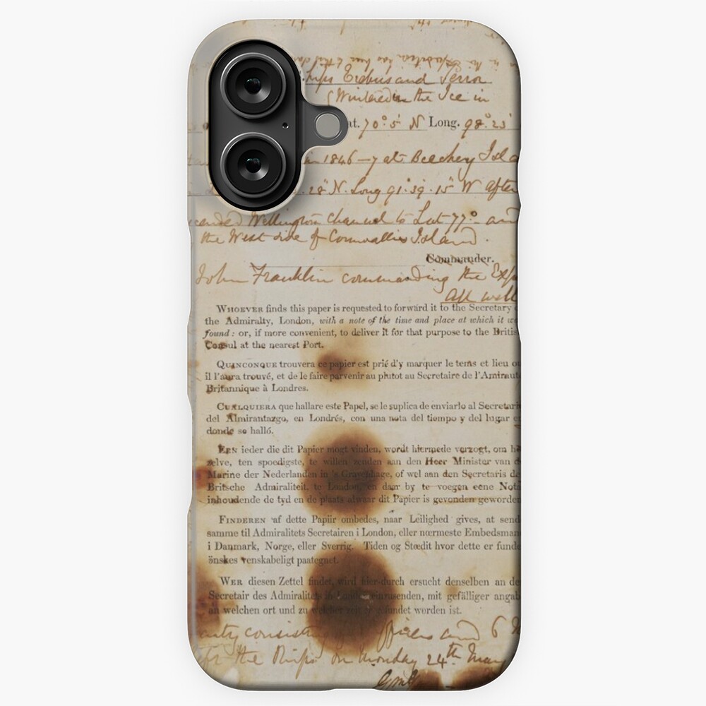 "Victory Point Note (Franklin Expedition)" Poster for Sale by ...