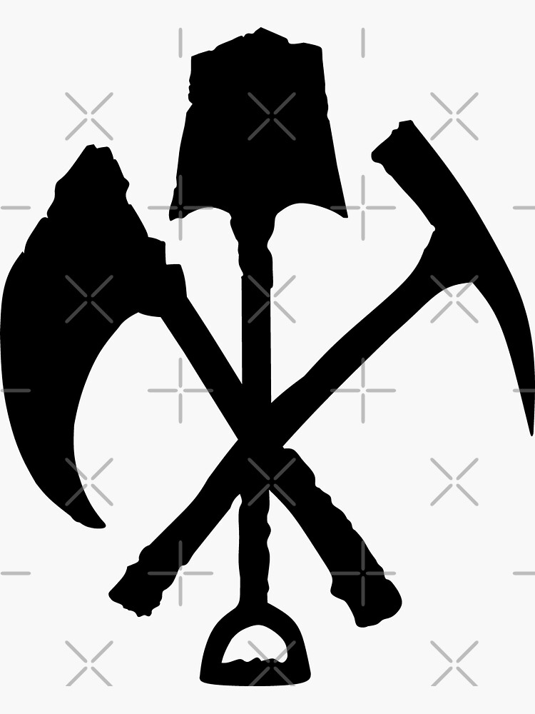 "Gravediggaz The Pick, The Sickle and The Shovel" Sticker for Sale by ...