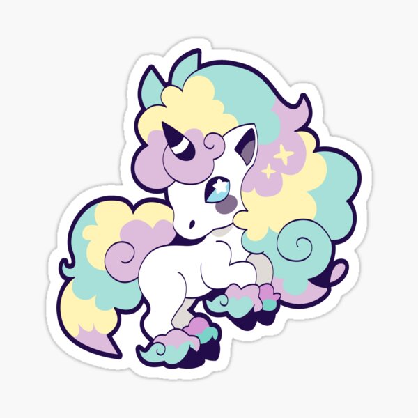 "Furry Pony Fairy Magical Rainbow" Sticker for Sale by chibicarrera ...