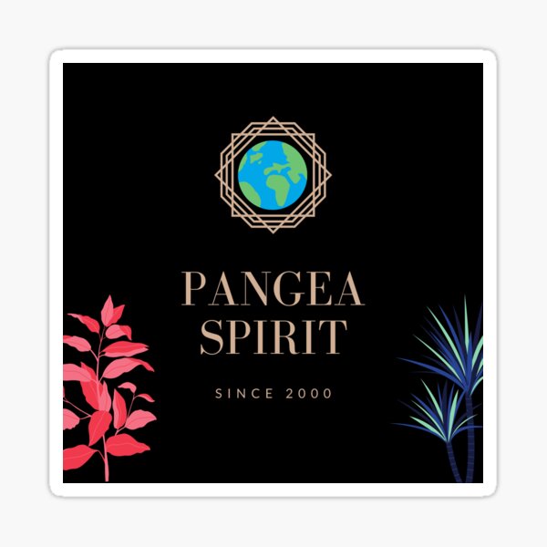"Pangea Spirit One World Earth Space gift idea" Sticker for Sale by ...