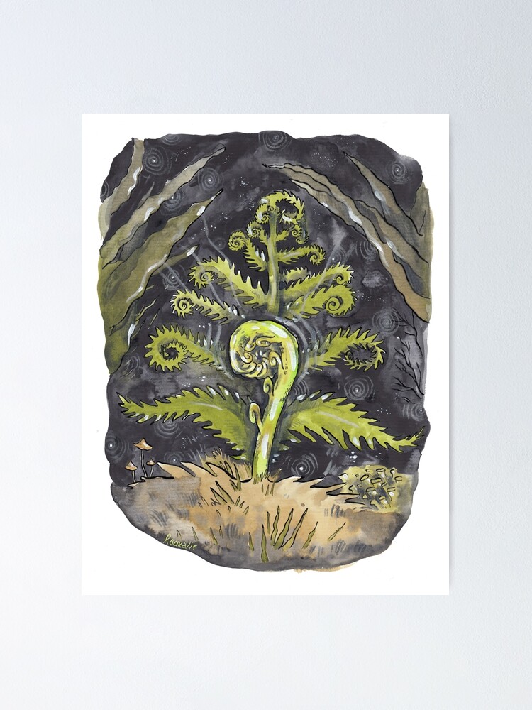 Home Décor Wall Hangings Fern magic Poster etna.com.pe