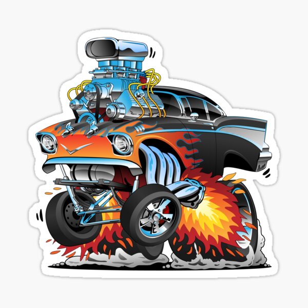"Amazing Street rod classic car" Sticker by shirtmate | Redbubble
