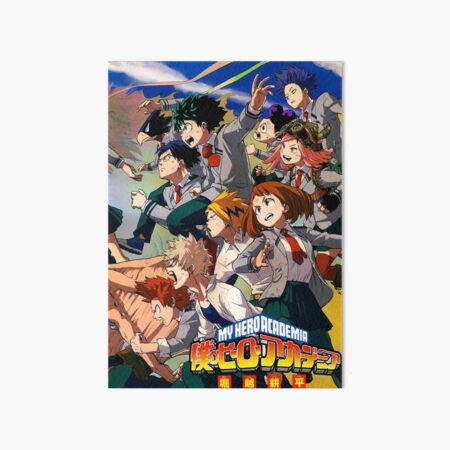 "MHA, BNHA poster, my hero academia anime poster" Art Board Print by ...