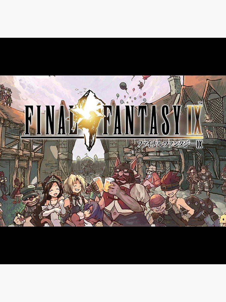 "FFIX Cast Background" Poster by CassidyCreates | Redbubble