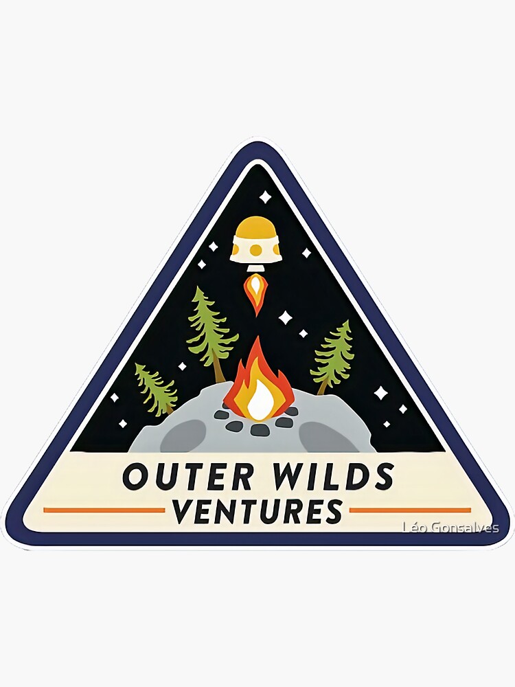 "Outer Wilds Ventures Logo" Sticker for Sale by leogons | Redbubble