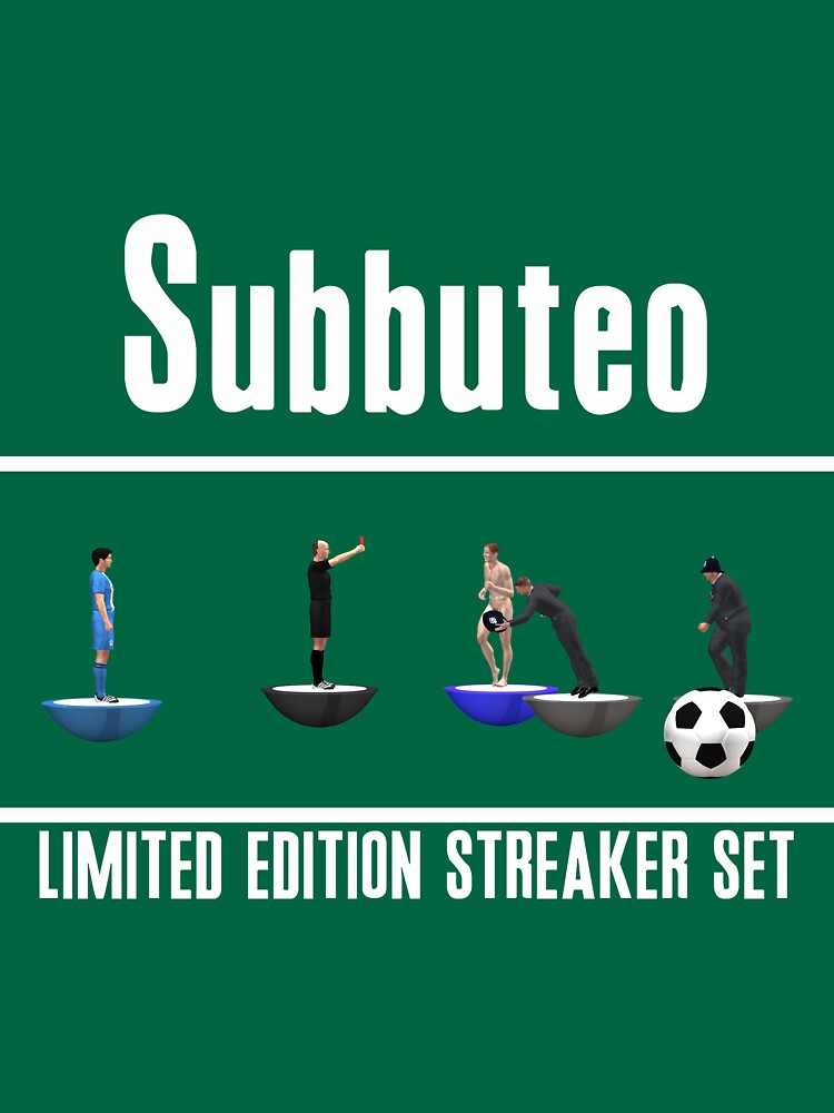 "Subbuteo: Limited Edition Streaker Set" T-shirt for Sale by Cue ...