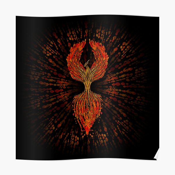 "Phoenix Tree of Life " Poster for Sale by k9printart | Redbubble