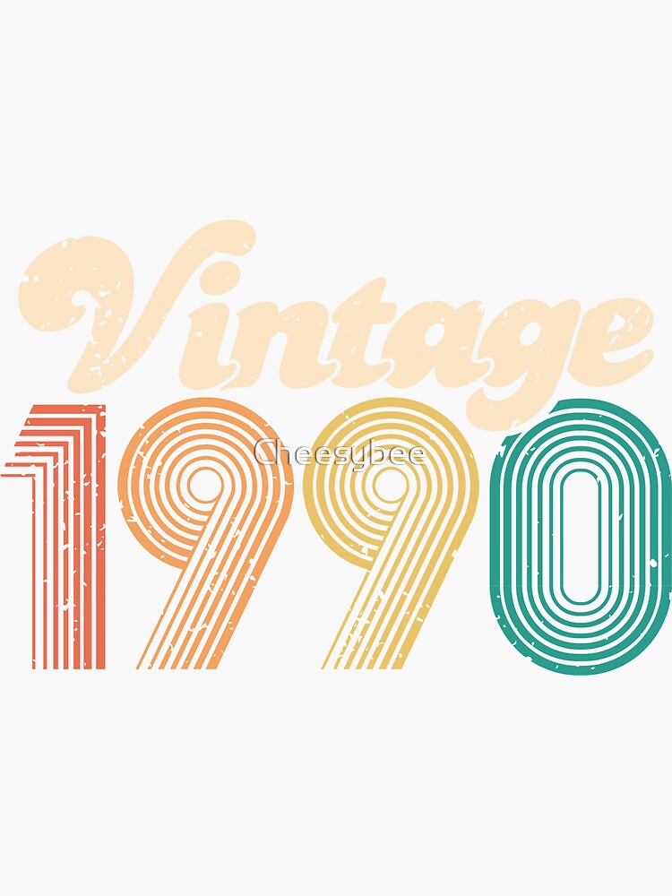 "30th birthday gifts 1990 gift 30 years old" Sticker for Sale by ...