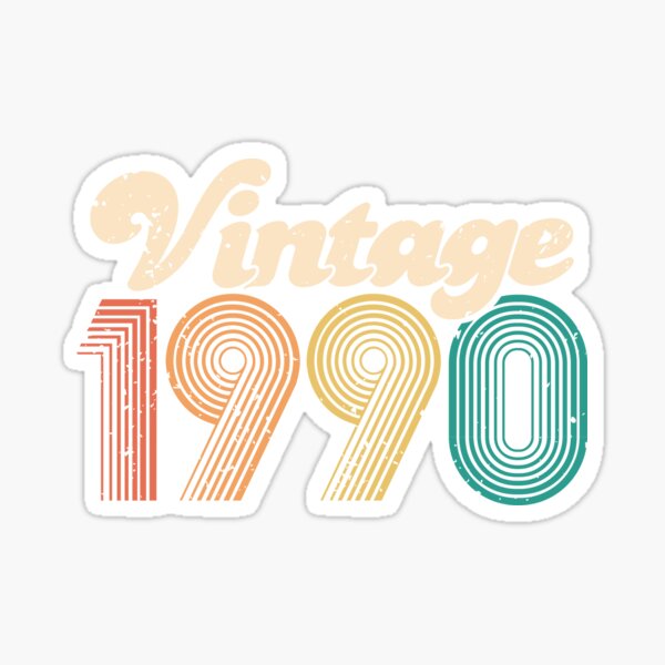 "30th birthday gifts 1990 gift 30 years old" Sticker for Sale by ...