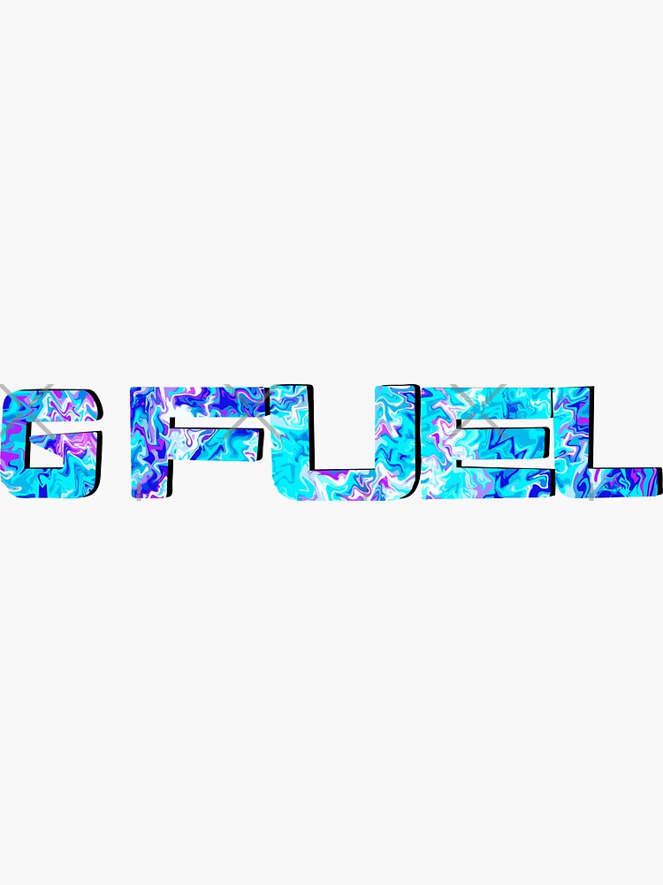 "G FUEL" Sticker for Sale by Sabrina Miller | Redbubble