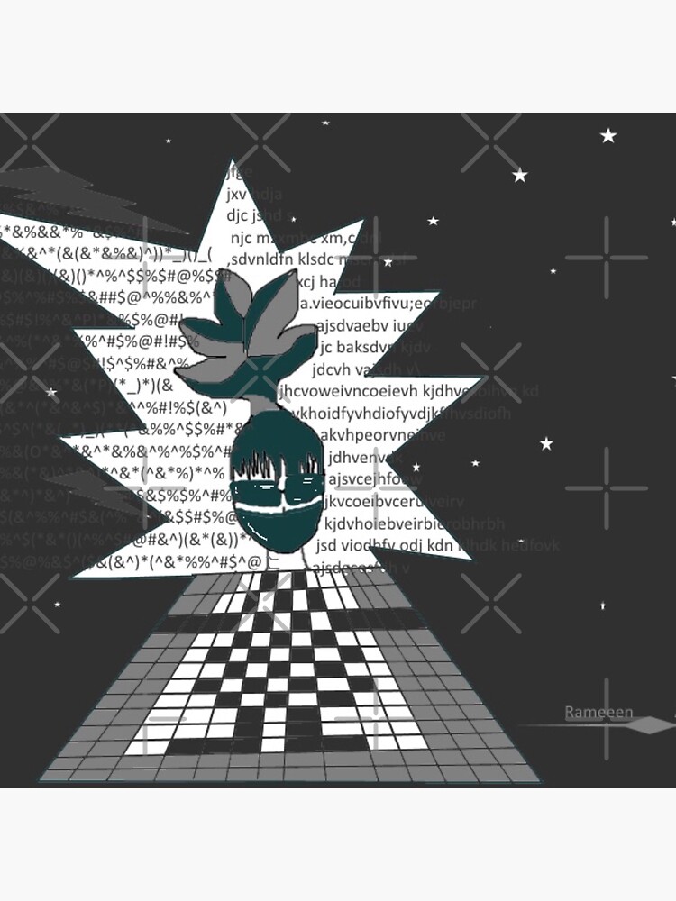 "Shady Character" Sticker for Sale by Rameen-Ahsan98 | Redbubble