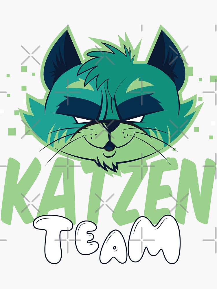 "Cats team" Sticker for Sale by DerSenat | Redbubble