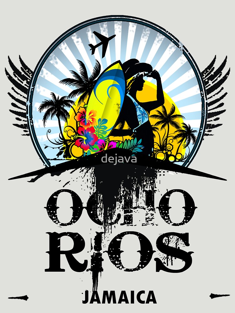 "Ocho Rios Jamaica" T-shirt for Sale by dejava | Redbubble | dance t ...