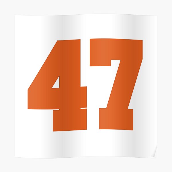 Number 47 Posters | Redbubble
