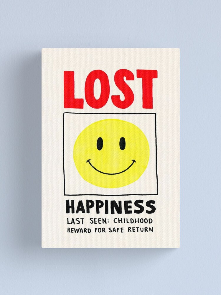 "Lost happiness seen at childhood" Canvas Print for Sale by ...