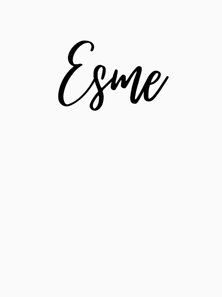 "Esme - name" T-shirt by R7210 | Redbubble | esme t-shirts - name t ...
