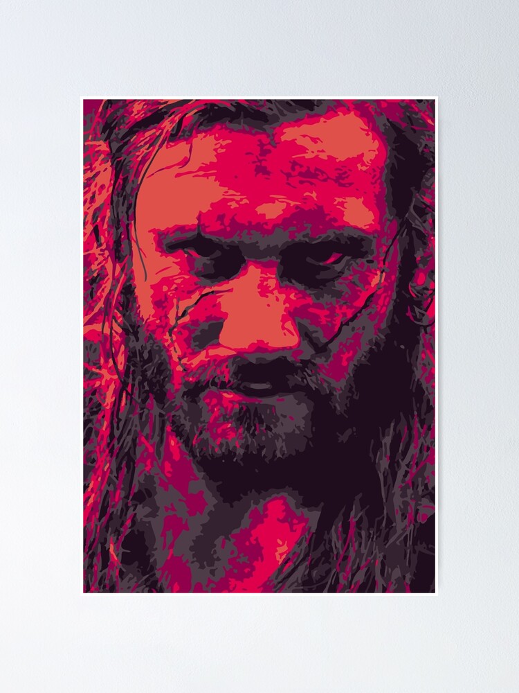 "Rollo Lothbrok, the Viking warrior!" Poster for Sale by DanielVind ...