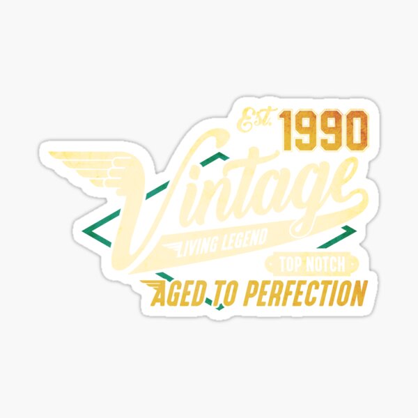 "30th birthday gifts 1990 gift 30 years old" Sticker for Sale by ...