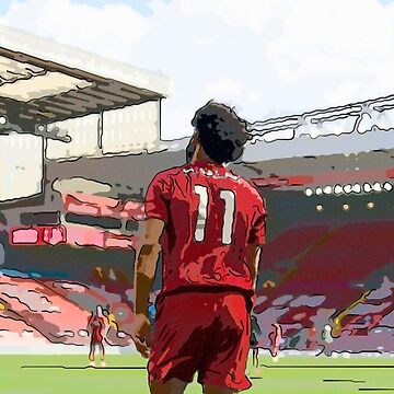 "Mohamed Salah -Back turned art" Poster for Sale by Nolopola | Redbubble